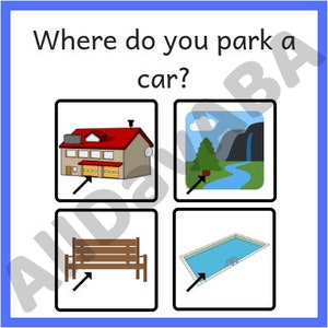 WH Questions Task Cards for Receptive Identification Autism Activities ...