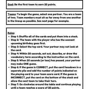 ABA Card Game - Applied Behavior Analysis Terminology - Behavioral ...