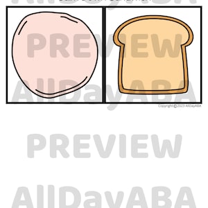 Calm Down Sandwich for Emotional Regulation, Coping Skills, and ABA ...