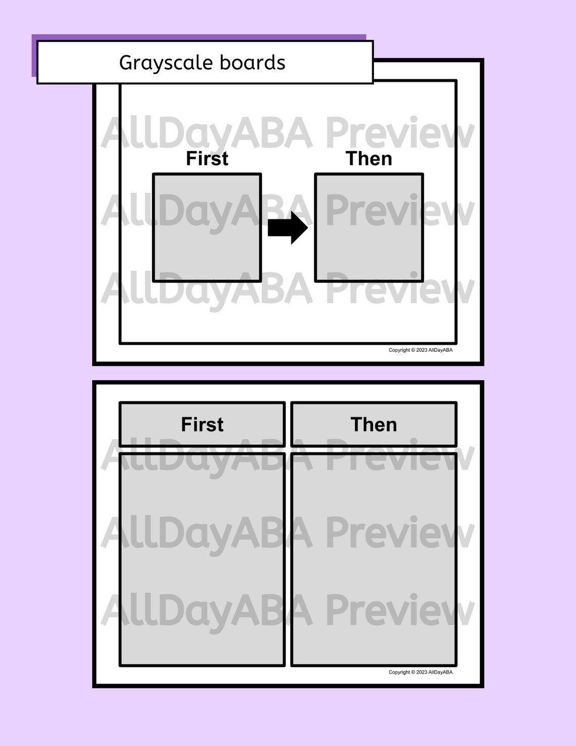 Editable First Then Board With Autism Visuals for ABA in Behavior ...