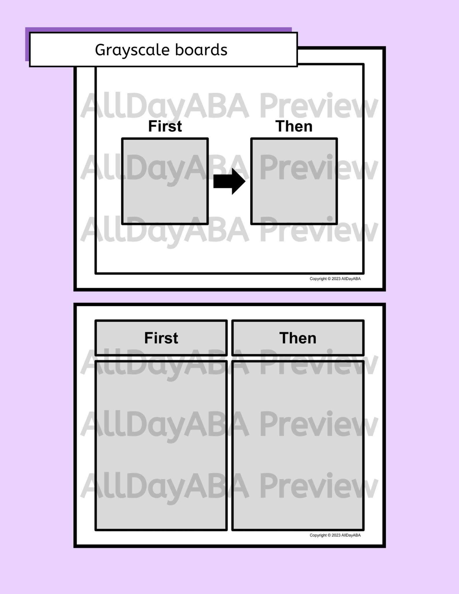 Editable First Then Board With Autism Visuals for ABA in Behavior ...