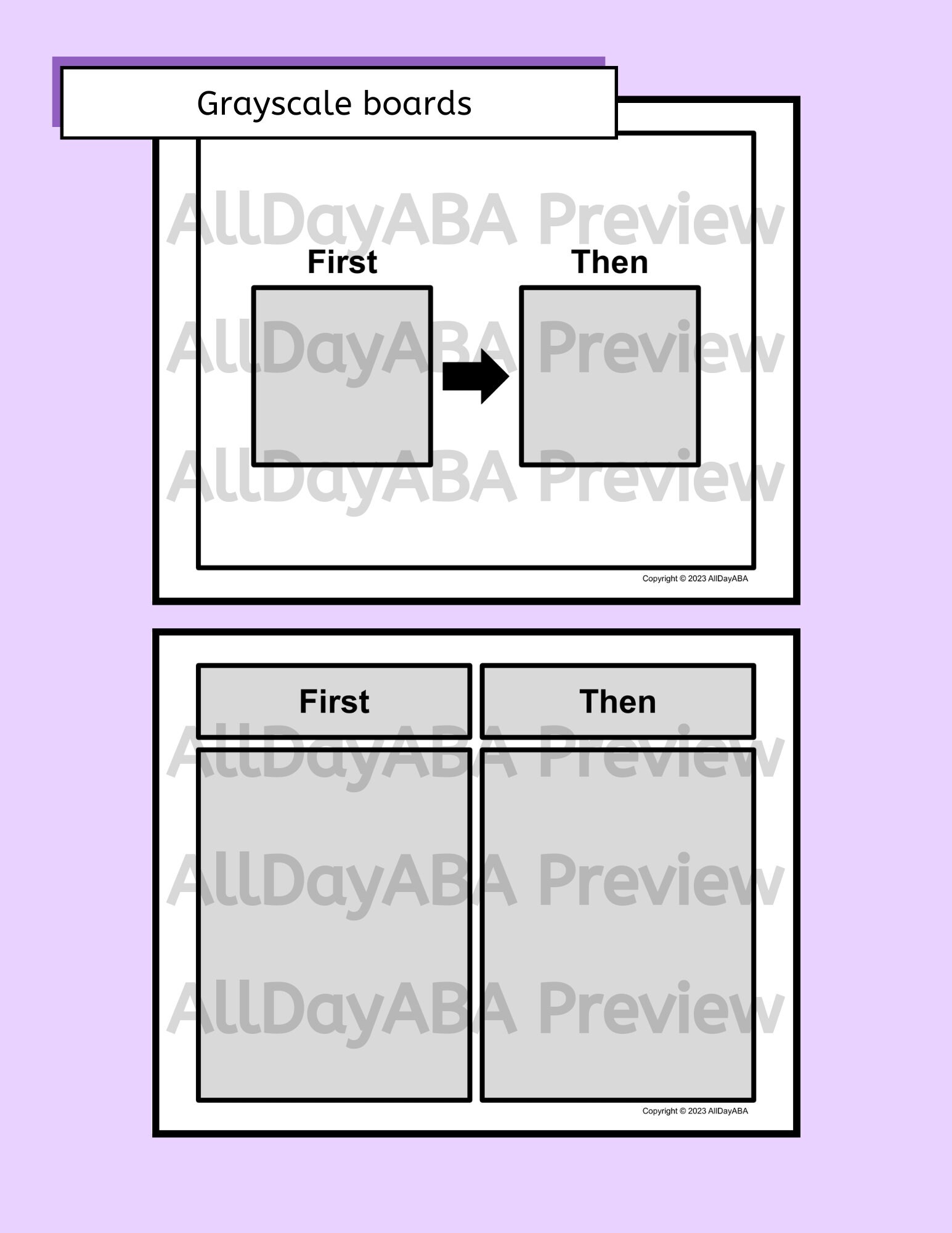 Editable First Then Board With Autism Visuals for ABA in Behavior ...