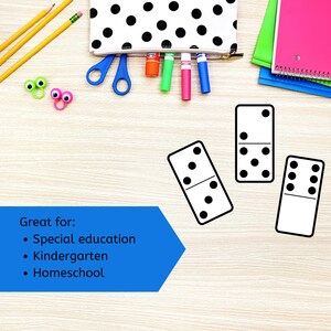 Printable Dominoes - Domino Game Pieces, Dominos for Math, Addition ...