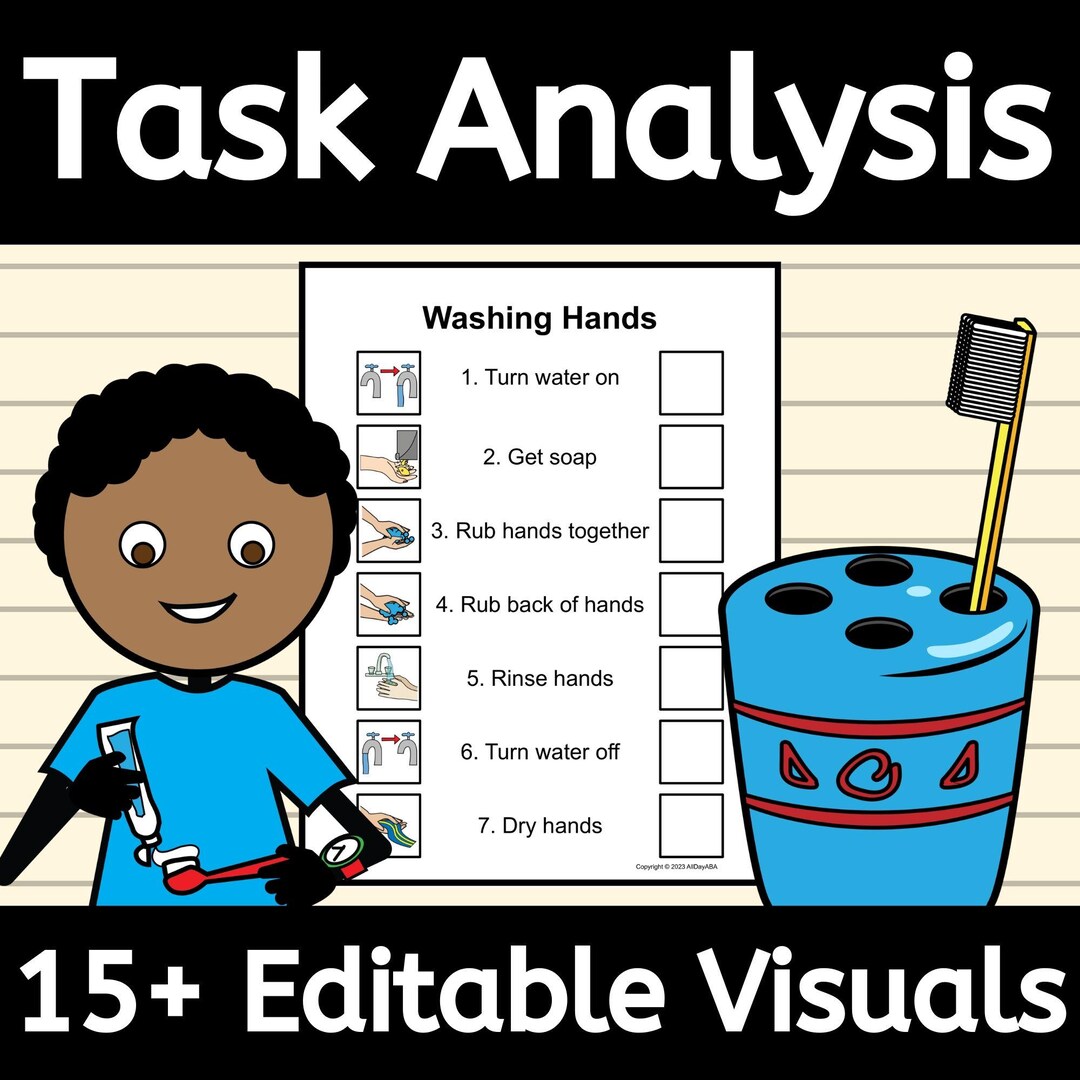 Task Analysis Bundle for Activities of Daily Living, Adls, Personal ...