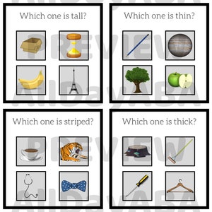 Feature Cards - ABA & Speech Therapy - Discrete Trial Training Flash ...