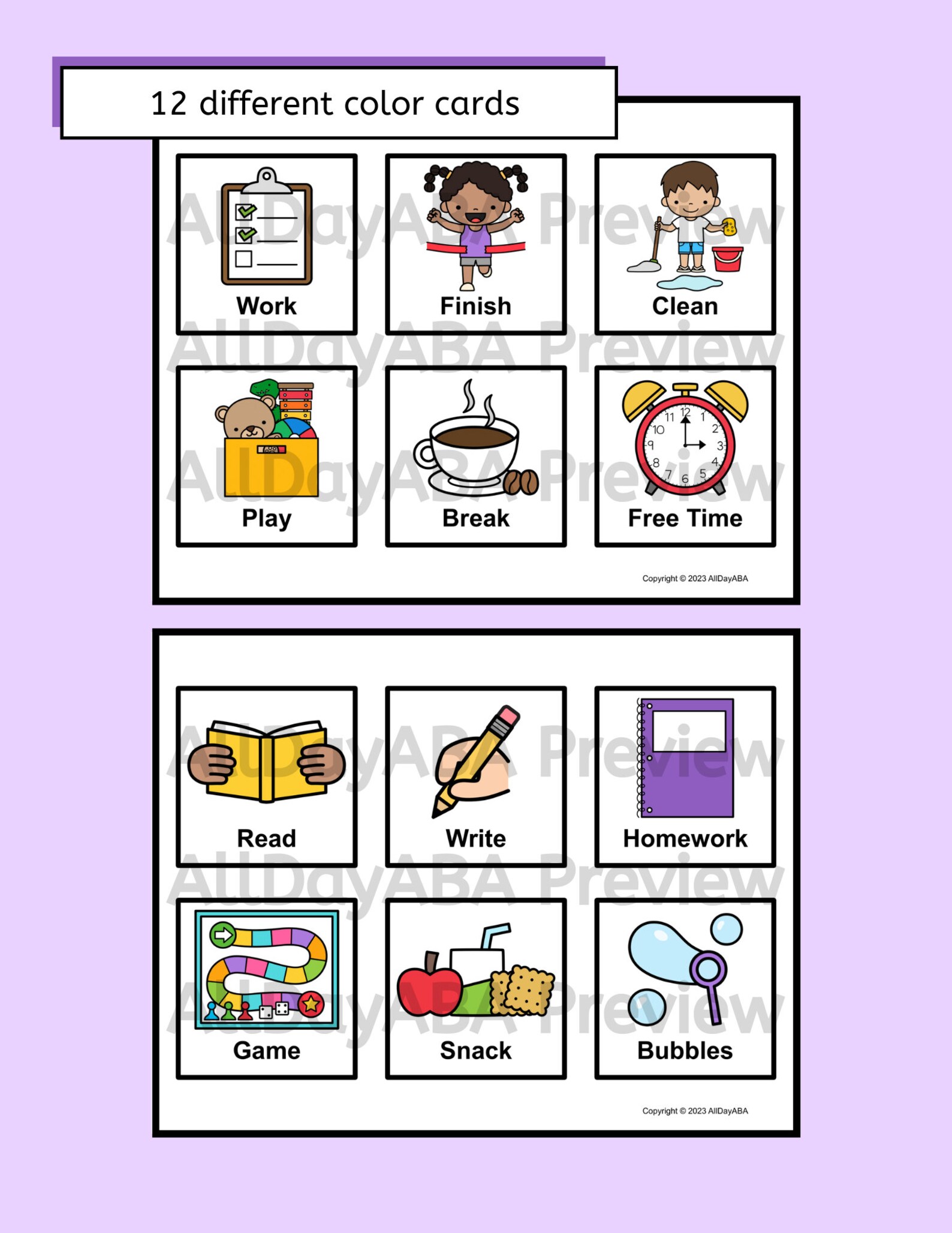 Editable First Then Board With Autism Visuals for ABA in Behavior ...