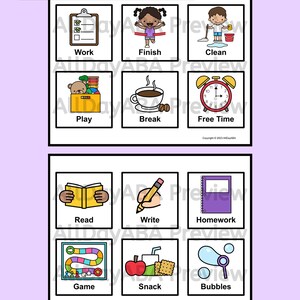 Editable First Then Board With Autism Visuals for ABA in Behavior ...