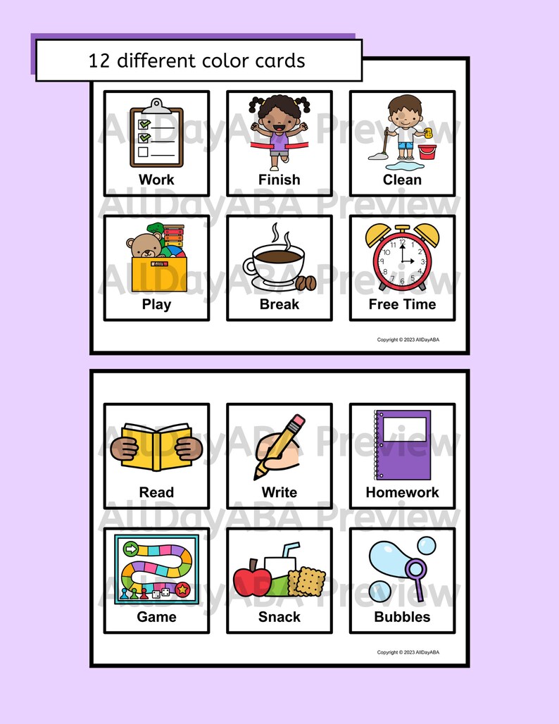 Editable First Then Board With Autism Visuals for ABA in Behavior ...