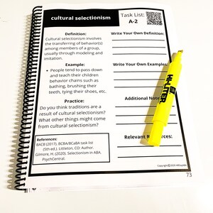 BCBA Exam Prep 5th Edition Task List Study Guide Book for Applied ...