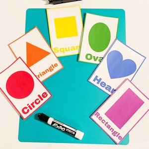 Shapes Flash Cards - ABA, Speech Therapy, Special Education - by ...