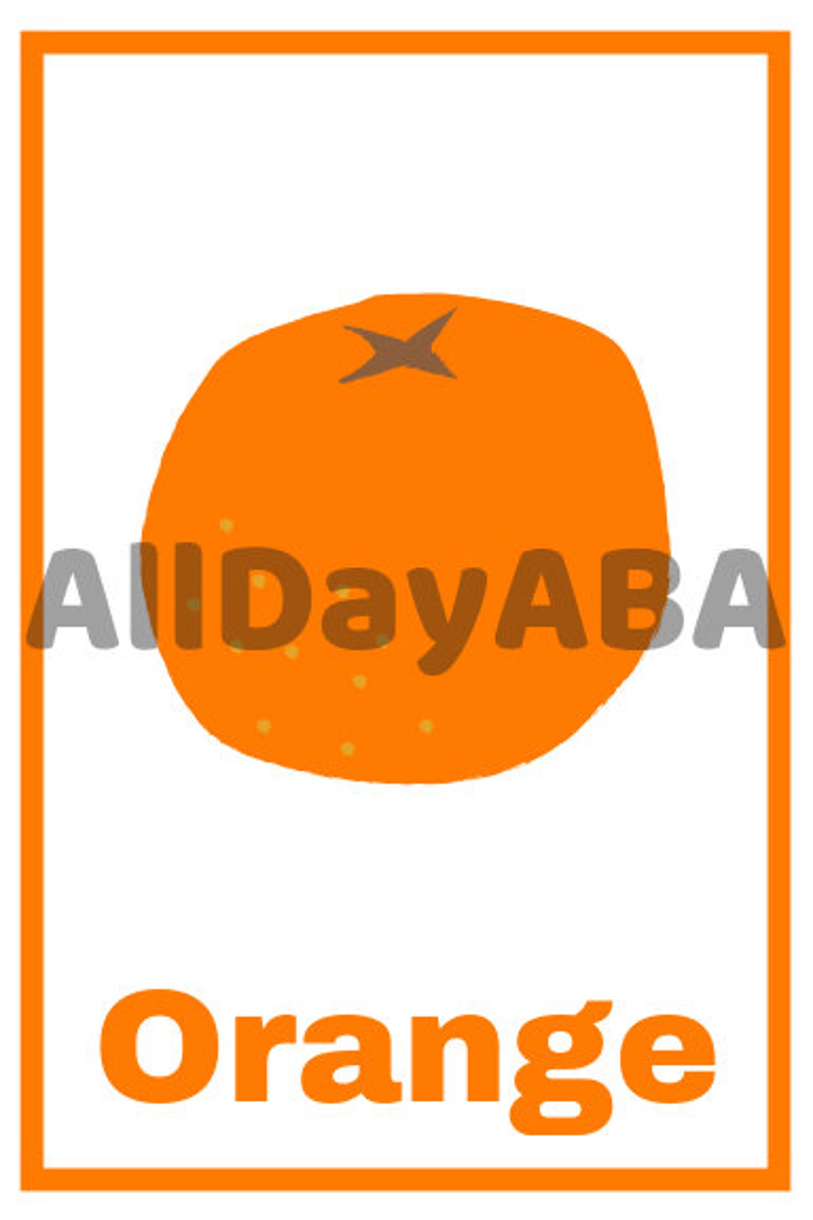 Color Flash Cards: Flashcards for Identifying Colors in Preschool, ABA ...