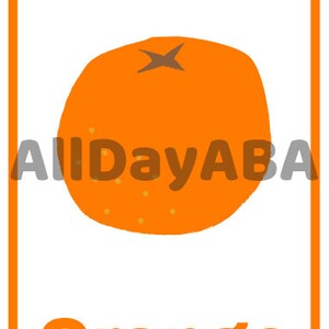 Color Flash Cards: Flashcards for Identifying Colors in Preschool, ABA ...