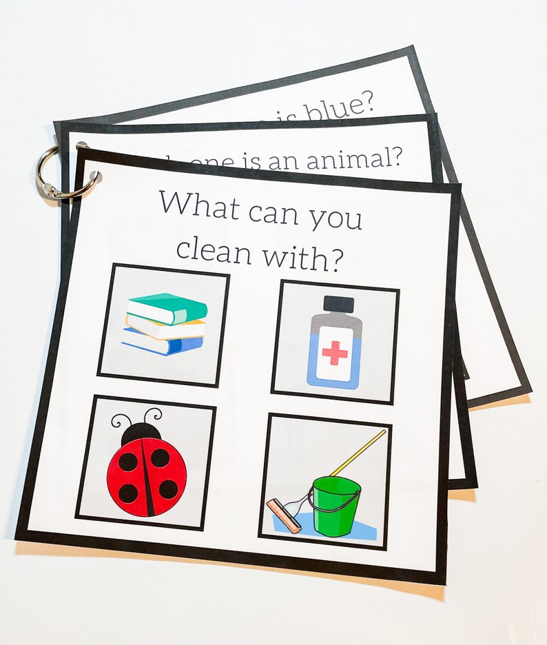 Feature Function Class Task Cards Bundle - ABA, Speech Therapy - Autism ...