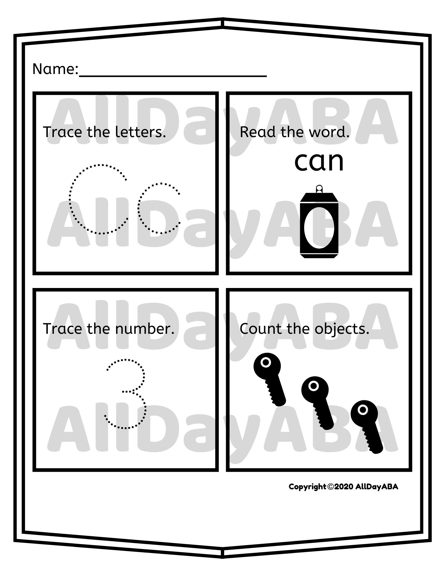 Home Learning Printable Tracing Letters Autism Worksheets Alphabet ...