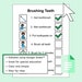 Brushing Teeth Task Analysis EDITABLE Visual Steps and Data Sheet for ...