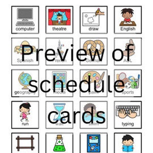 Editable Visual Schedule for Autism With Daily Classroom Transitions ...