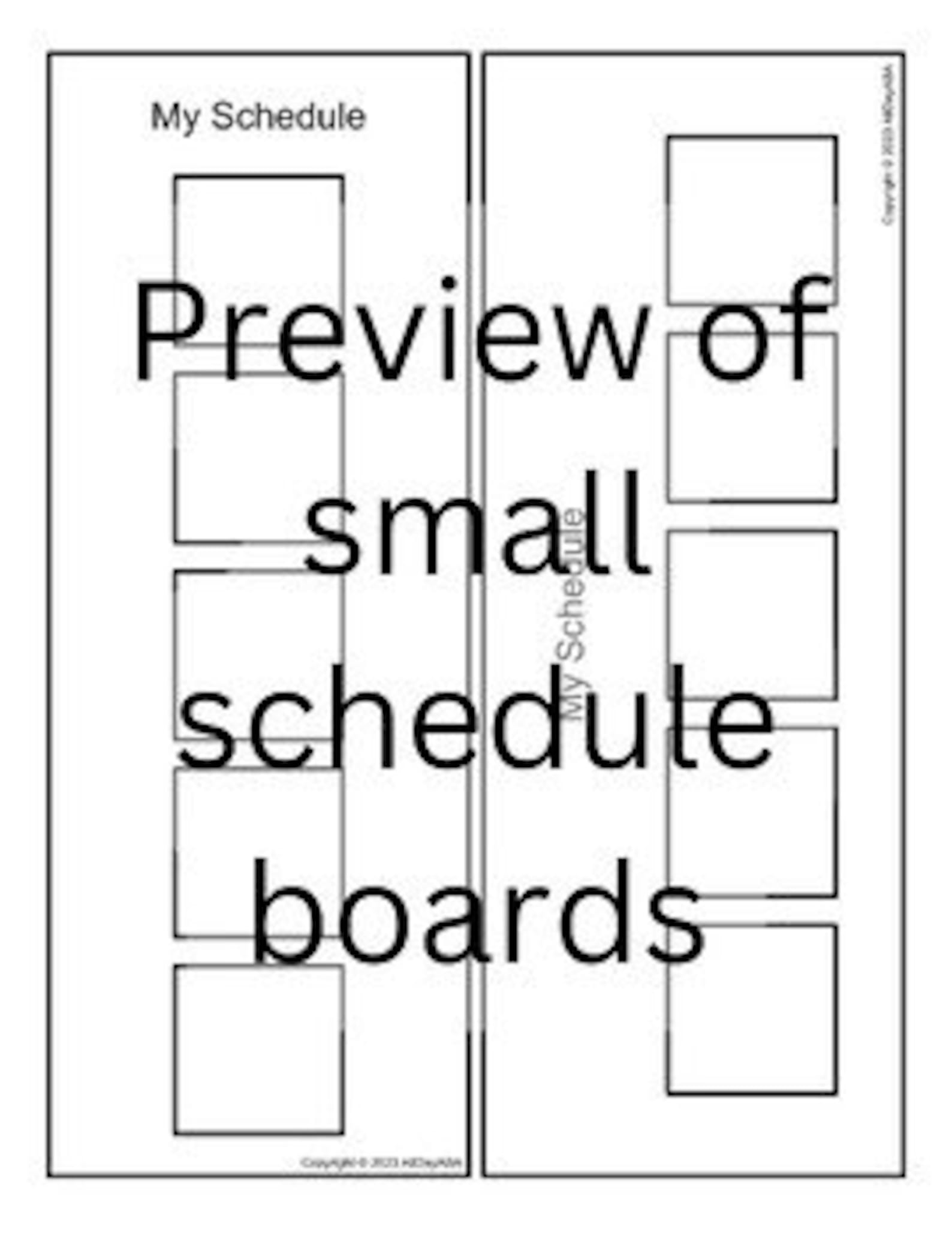Editable Visual Schedule for Autism With Daily Classroom Transitions ...