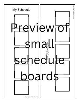 Editable Visual Schedule for Autism With Daily Classroom Transitions ...