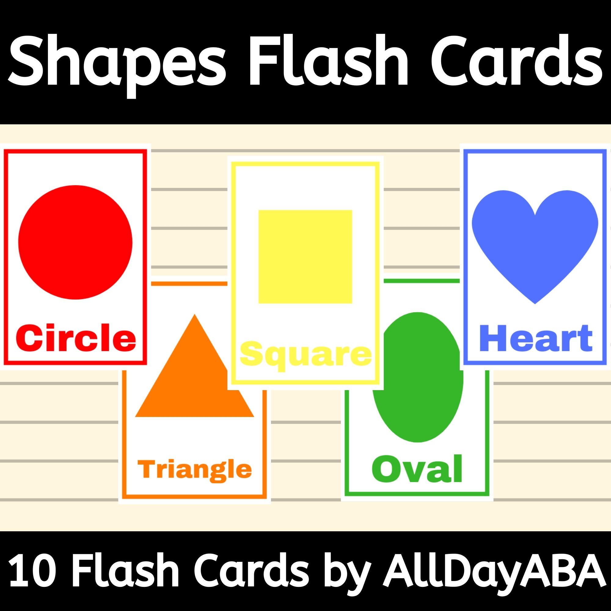 Shapes Flash Cards - ABA, Speech Therapy, Special Education - by ...