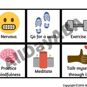 Coping Board If I Feel / Then I Can Autism and Anxiety - Etsy