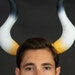 Adult Child Large Soft Steer Satyr Goat Bull Cow Animal Viking Horns ...