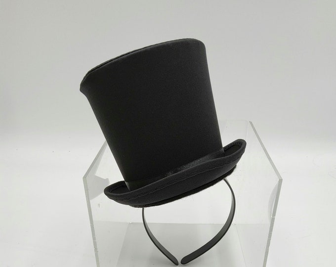 Mini Top Hat Headband, One Size, Black - Etsy