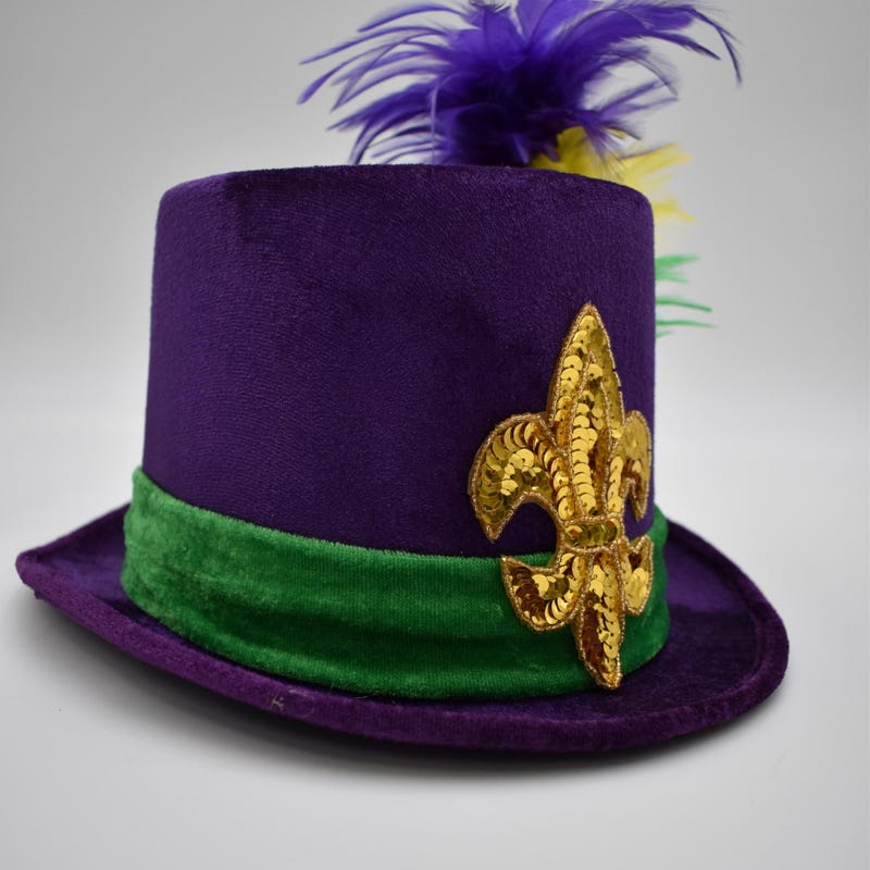 Womens Mardi Gras Top Hat - Etsy
