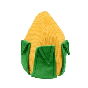 Adults Kids Corn Cob Hat Corn Stalk Cap Funny Food Truck Halloween ...