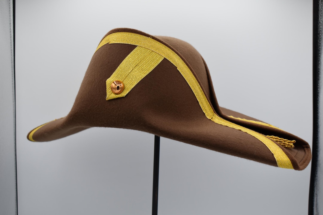 Admiral Bicorn Hat French Soldier Naval Officer Napoleon Cap ...
