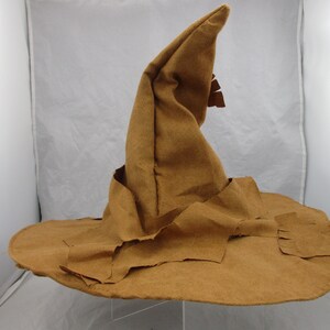 Unisex Adult Tattered Witch Wizard Scarecrow Hat Pointed Sorting ...