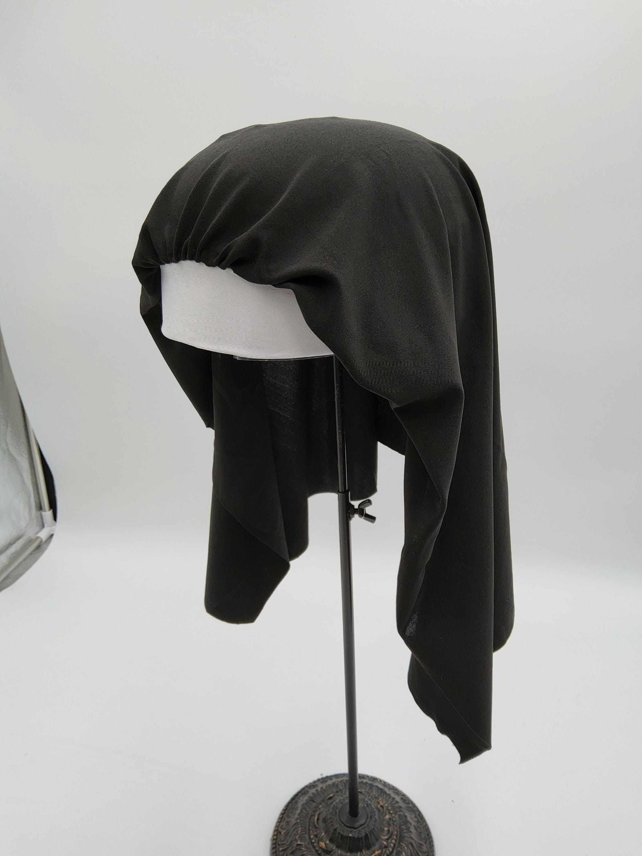 Womens Nun Habbit Hood Disguise Sister Lady Mother Cowl Tunic Scapular ...