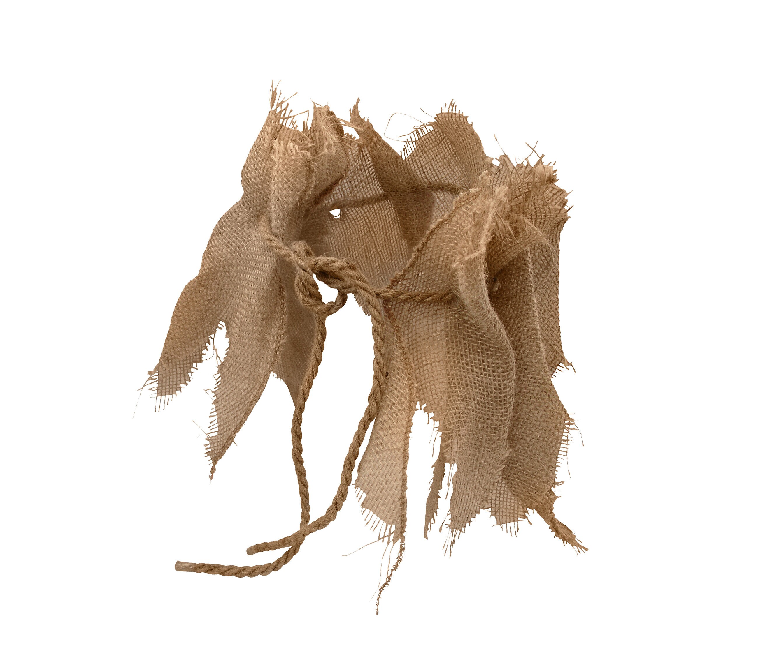 Unisex Adult Scarecrow Burlap Collar Natural Taupe Neck Piece | Etsy