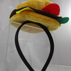 Unisex Adult Mini Cheeseburger Hamburger Headband Hat Food Vendor ...