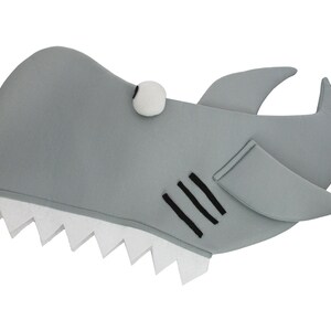 Mens Womens Seafood Novelty Shark Teeth Bite Man Head Eating Hat ...