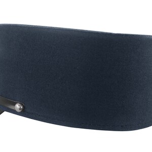 Mens Womens Military Navy Blue Train Conductor Hat Victorian Steampunk ...