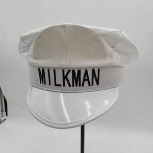 White Milkman Milk Man Hat Unisex Adult Teen Kids Adjustable Size Cap ...
