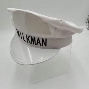 White Milkman Milk Man Hat Unisex Adult Teen Kids Adjustable Size Cap ...