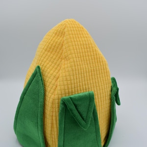Adults Kids Corn Cob Hat Corn Stalk Cap Funny Food Truck Halloween ...