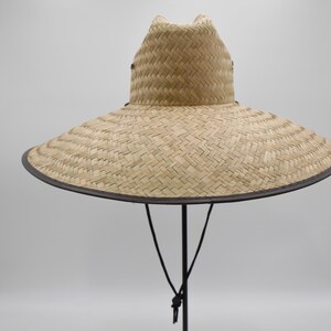 Handmade Huge Large Fit Hard Shell Double Weaved Straw Shade Gardening ...