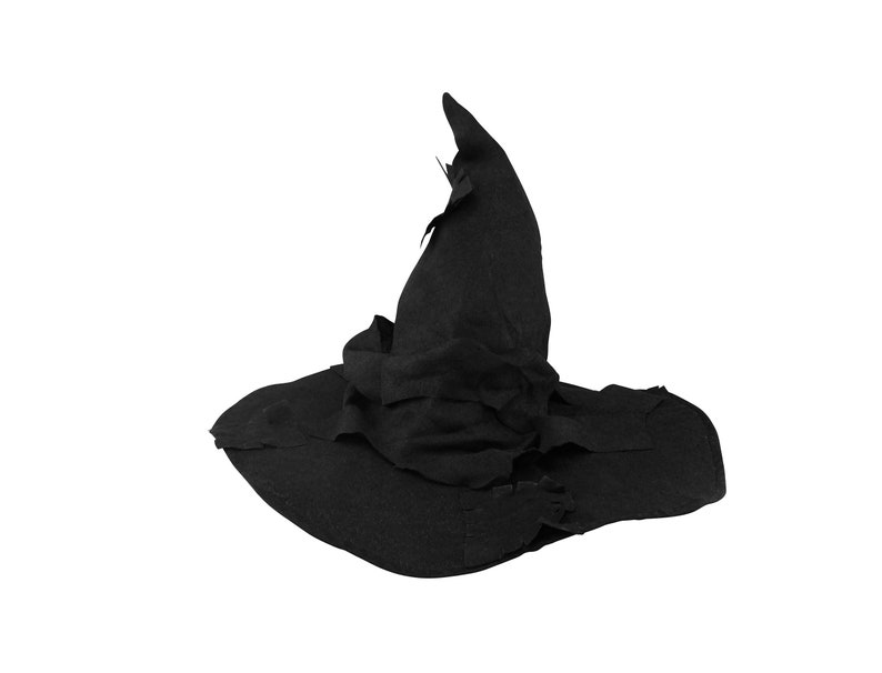 Unisex Adult Tattered Witch Wizard Scarecrow Hat Pointed - Etsy