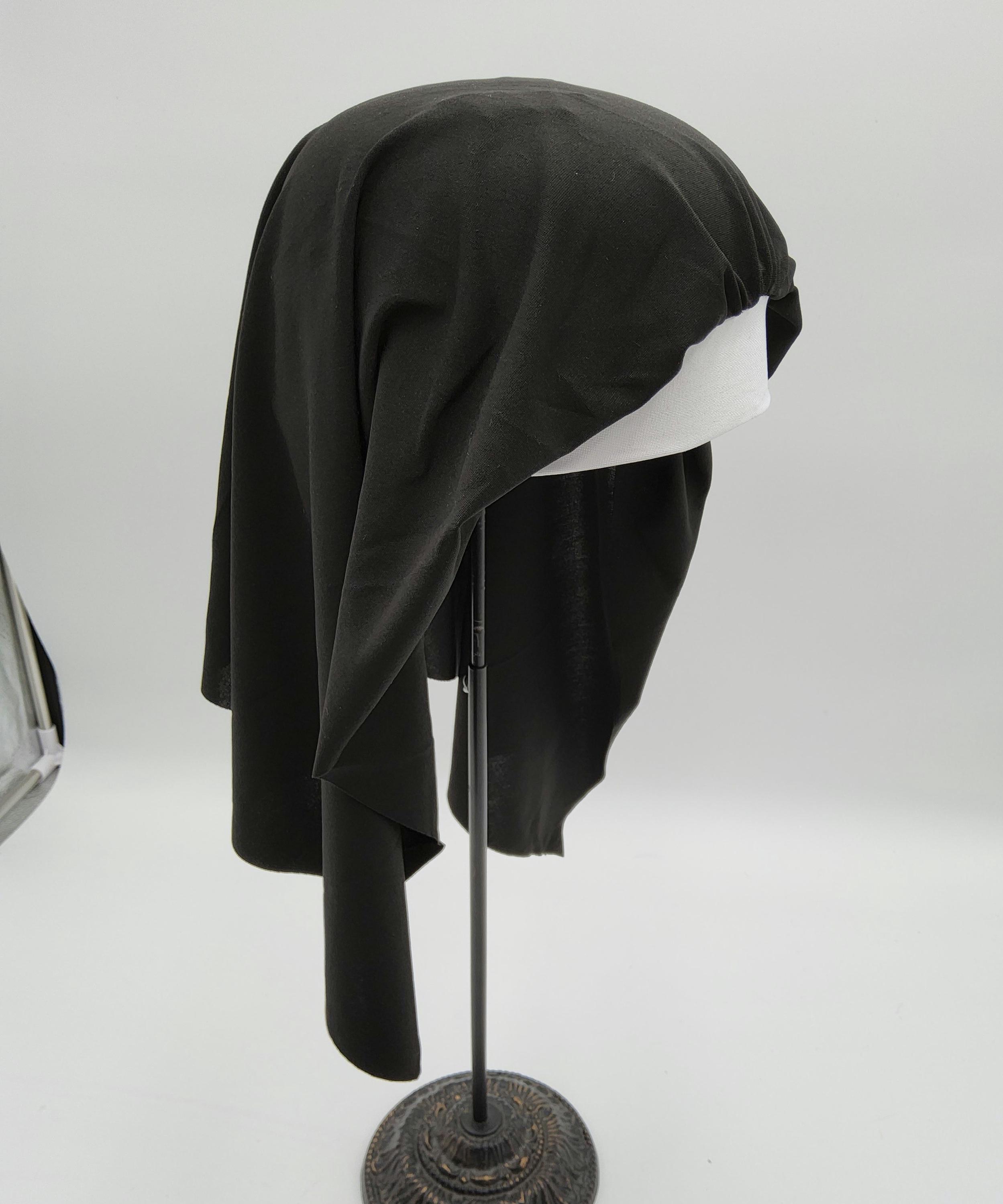 Womens Nun Habbit Hood Disguise Sister Lady Mother Cowl Tunic Scapular ...