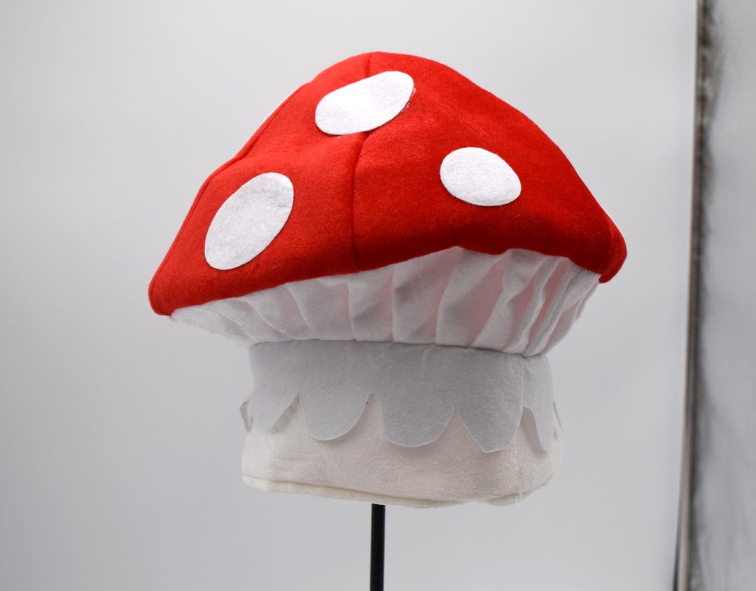 Oversized Adult Red Mushroom Hat Mushy Headwear Funny Headwear Cosplay ...