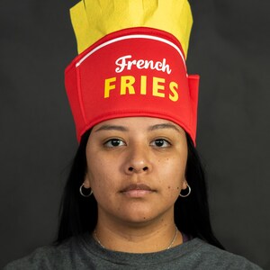Adult French Fries Food Hat Silly Novelty French Fry Potato Hats Street ...