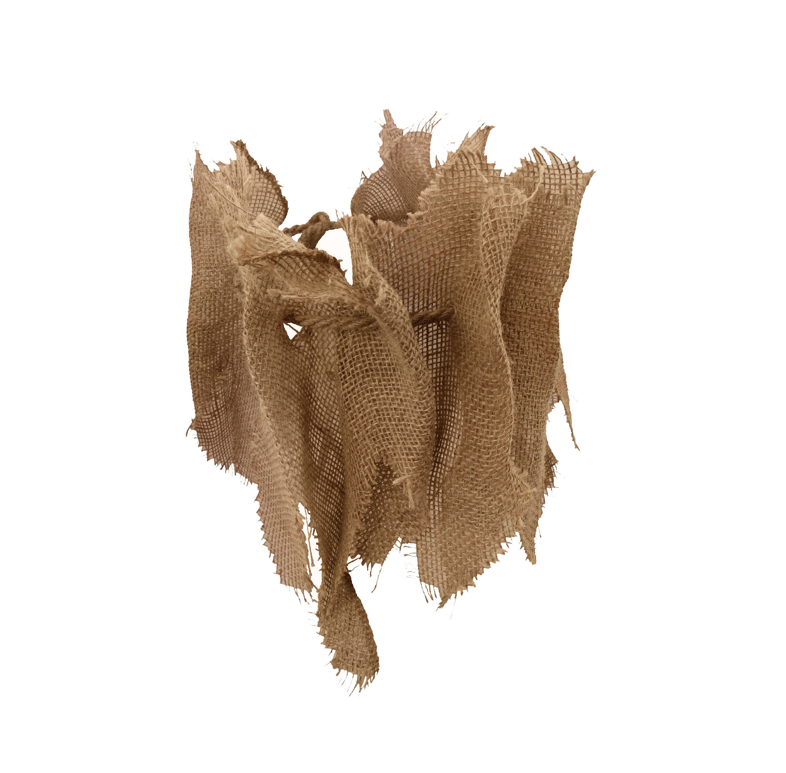 Unisex Adult Scarecrow Burlap Collar Natural Taupe Neck Piece | Etsy