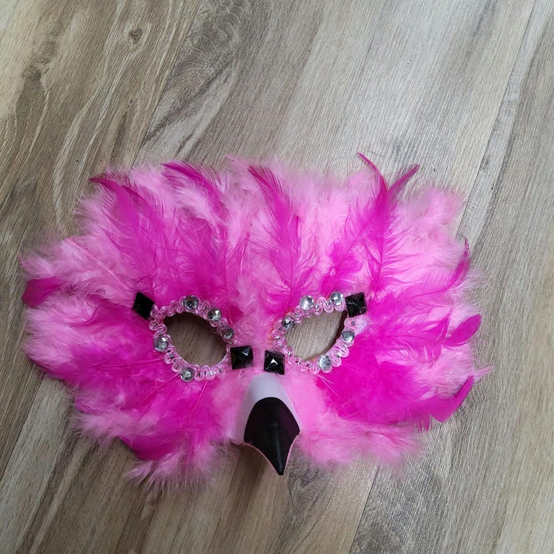 Flamingo Mask Masquerade - Etsy