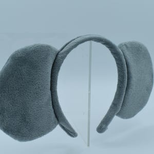 Unisex Adult Kid Plush Soft Gray Mouse Ears Headband With Tail and Nose ...