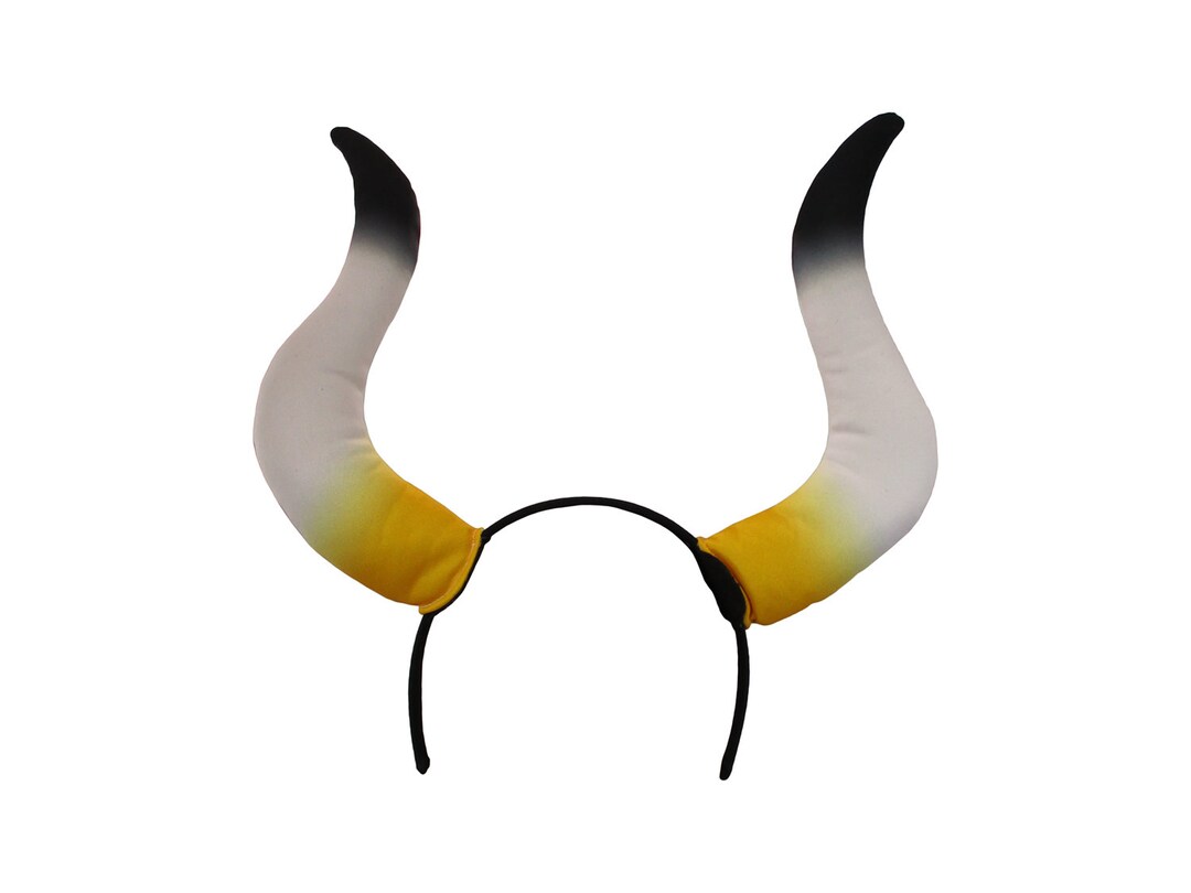 Adult Child Large Soft Steer Satyr Goat Bull Cow Animal Viking Horns ...