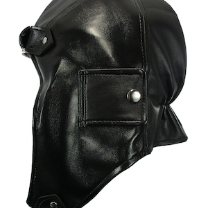 Adult Mens Vintage Aviator Helmet Flying Bomber Trapper Hat Steampunk ...