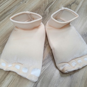 Unisex Adult Teen Giant Large Jumbo Funny Feet Slippers Caveman Feet ...