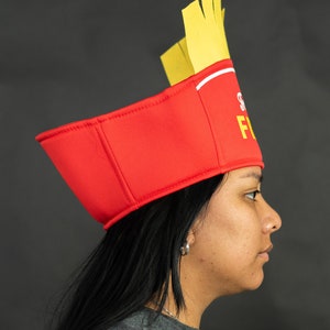 Adult French Fries Food Hat Silly Novelty French Fry Potato Hats Street ...